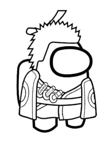 Coloriage Anime Among Us - AniYuki.com