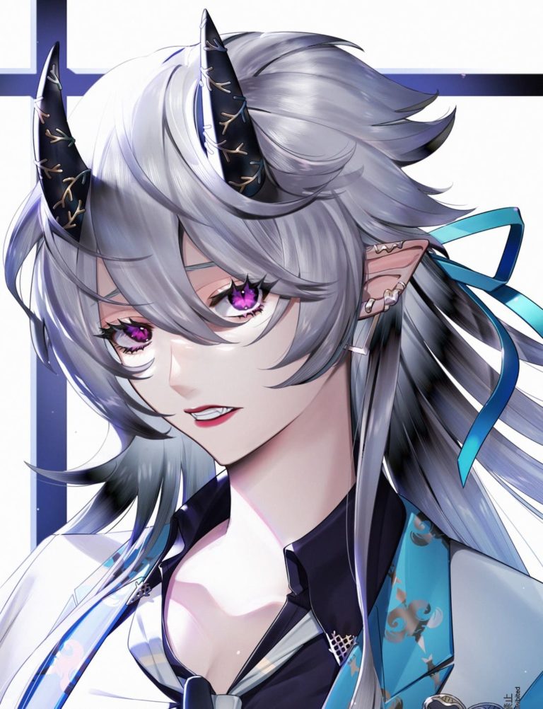 Anime Girl with Horns – 100 Images, Pictures, Art