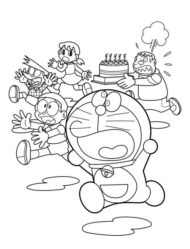 Doraemon Coloring Pages - 100 Best Coloring Pages