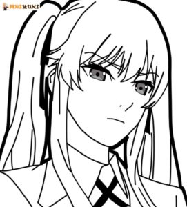 Kakegurui coloring pages - Best coloring pages - AniYuki.com