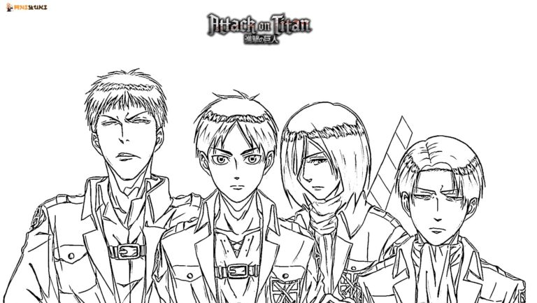 Levi Ackerman Coloring Pages - 50 Free Coloring Pages