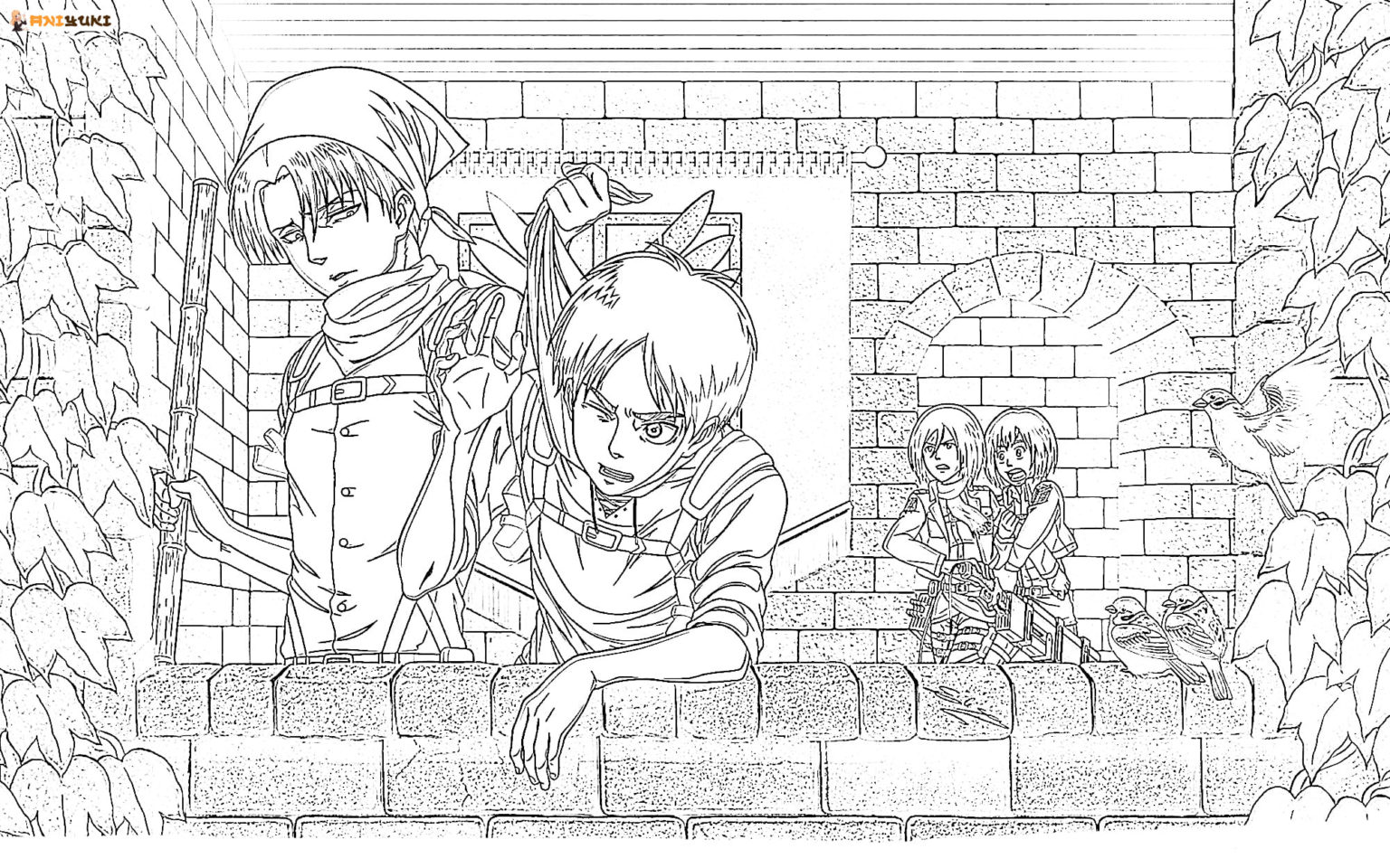 Levi Ackerman Coloring Pages - 50 Free Coloring Pages