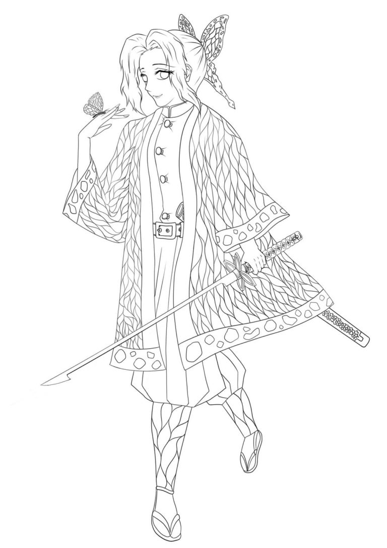 Shinobu Kochou coloring pages - 60 Free coloring pages