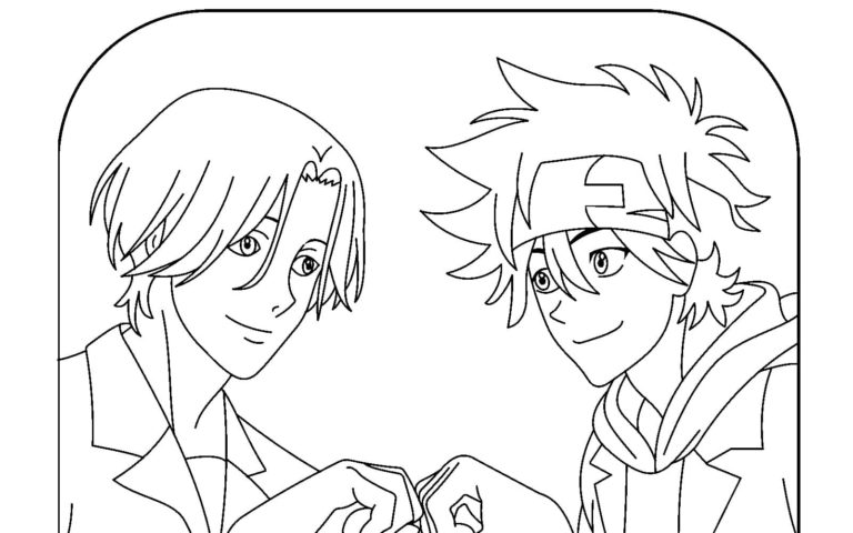 SK8 the Infinity coloring pages - Print and Color - AniYuki