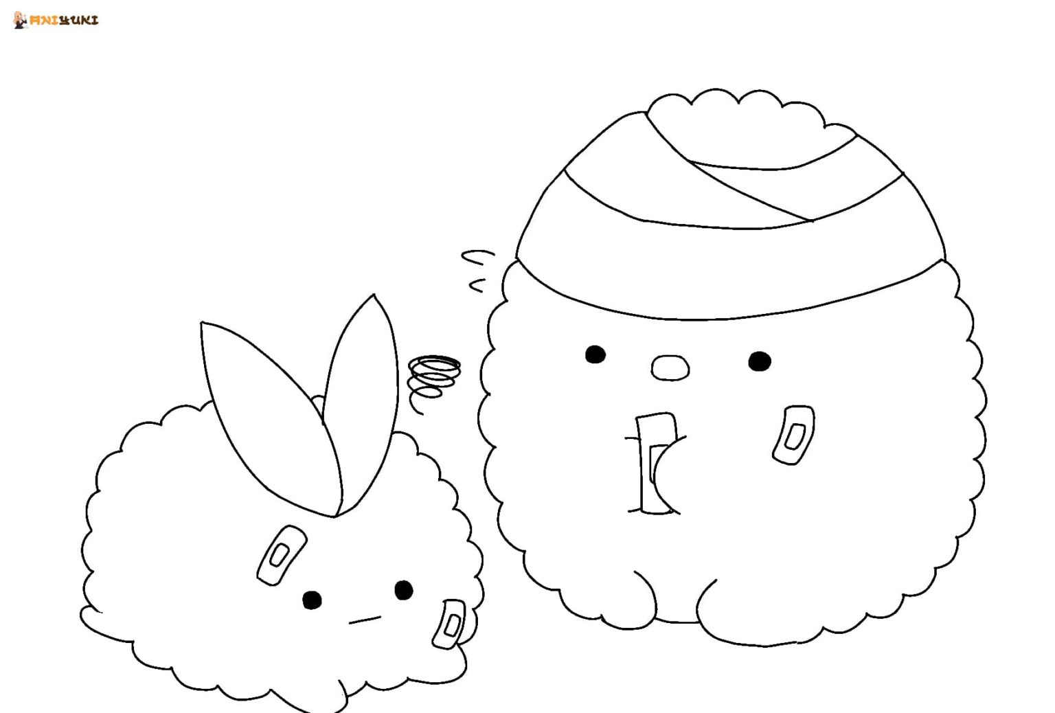 Sumikko Gurashi coloring pages - AniYuki - Anime Portal