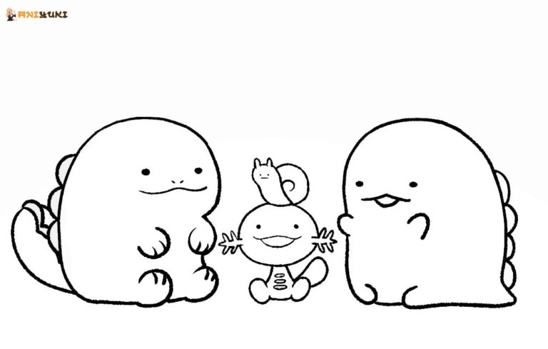 Sumikko Gurashi coloring pages - AniYuki - Anime Portal