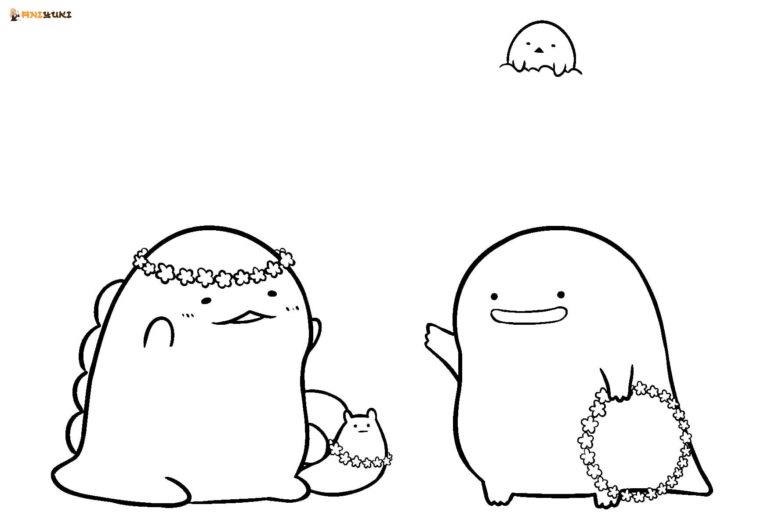 Sumikko Gurashi coloring pages - AniYuki - Anime Portal