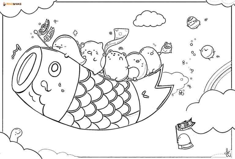 Sumikko Gurashi coloring pages - AniYuki - Anime Portal