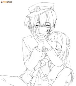 Toilet Bound Hanako-Kun Coloring Pages - AniYuki.com
