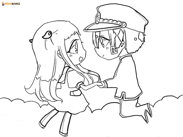 Toilet Bound Hanako-Kun Coloring Pages - AniYuki.com