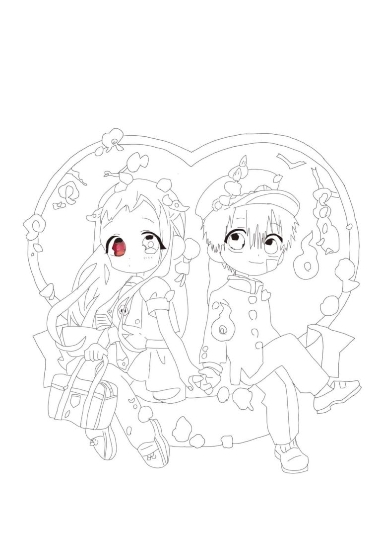 Toilet Bound Hanako-Kun Coloring Pages - AniYuki.com