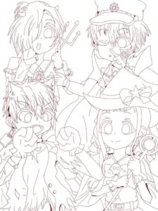 Toilet Bound Hanako-Kun Coloring Pages - AniYuki.com