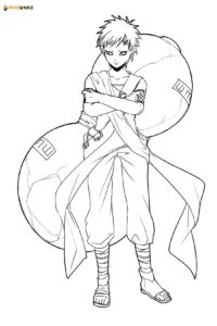 Gaara Coloring Pages - 45 Best Coloring Pages