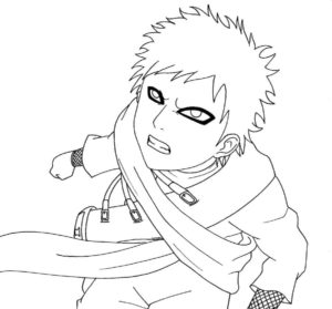 Gaara Coloring Pages - 45 Best Coloring Pages