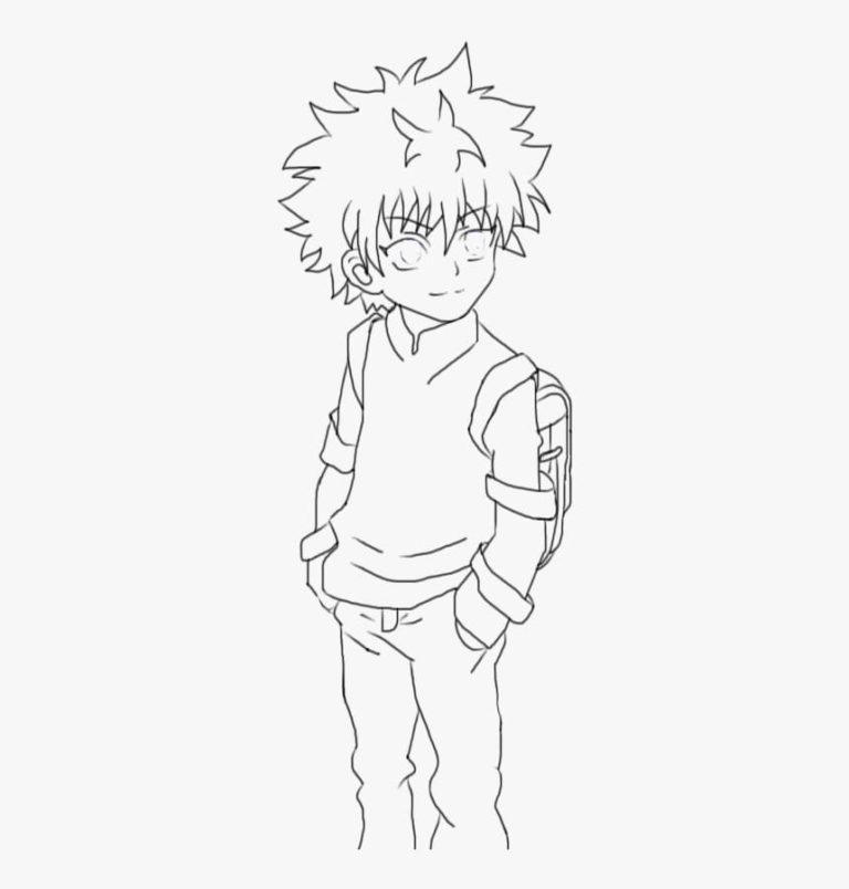 Killua Zoldyck Coloring Pages - Free Printable Coloring Pages