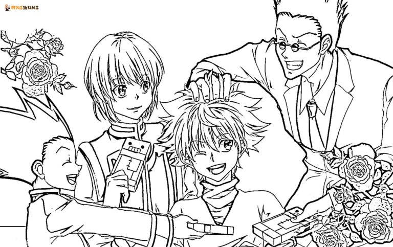 Killua Zoldyck Coloring Pages - Free Printable Coloring Pages