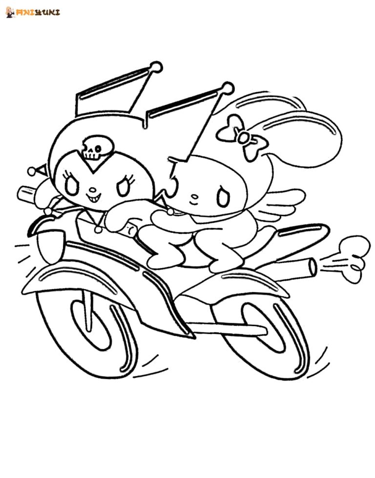 My Melody Coloring Pages - Printable Coloring Pages
