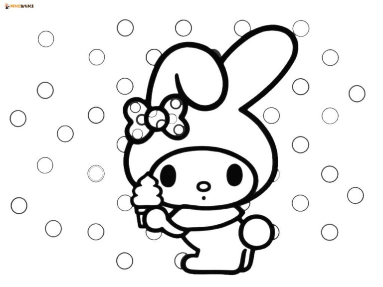 My Melody Coloring Pages - Printable Coloring Pages
