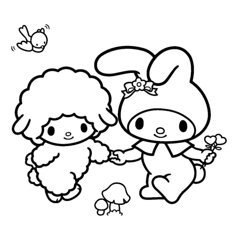 My Melody Coloring Pages - Printable Coloring Pages