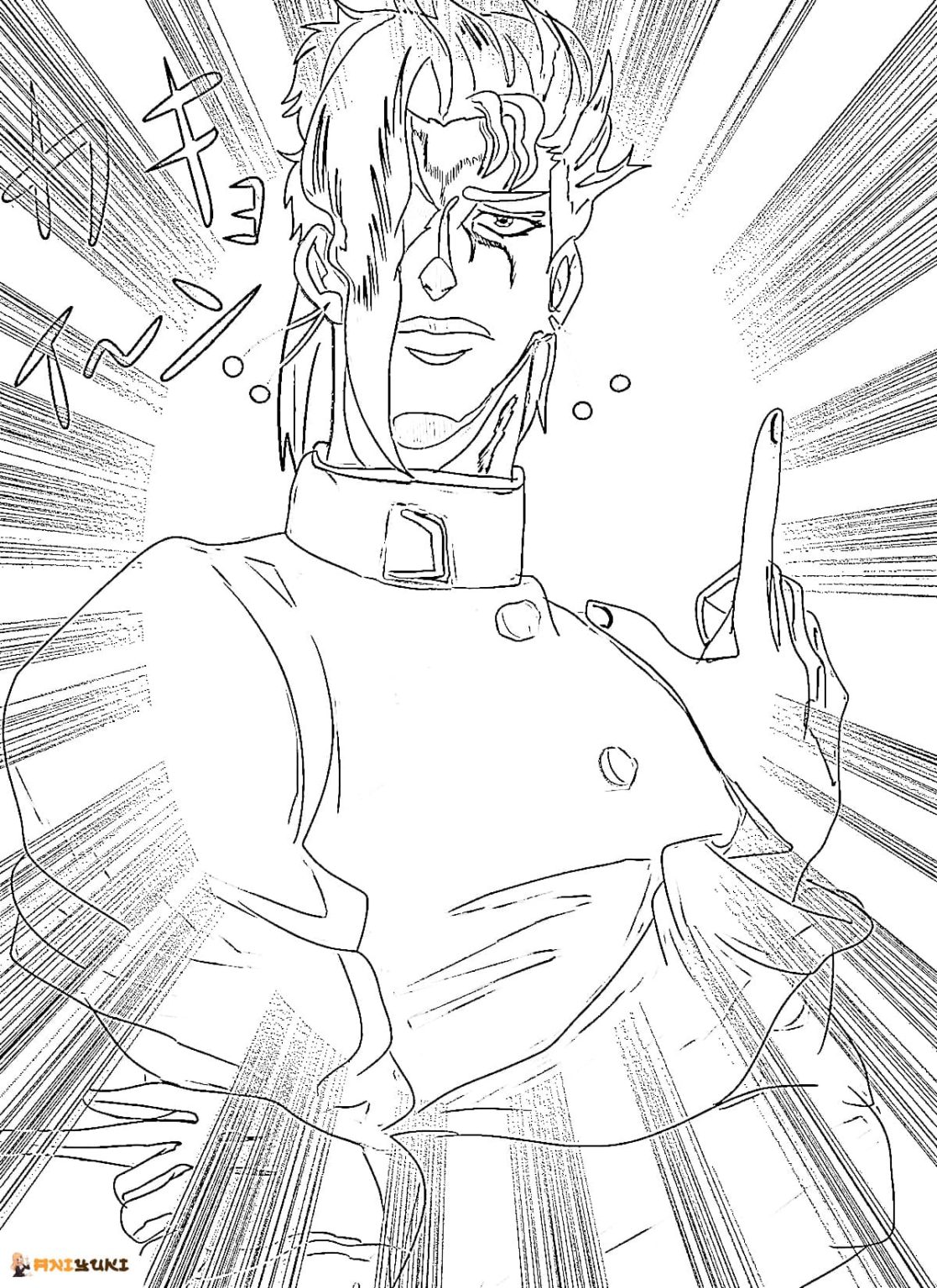 JoJo's Bizarre Adventures Coloring Pages - Print and Color