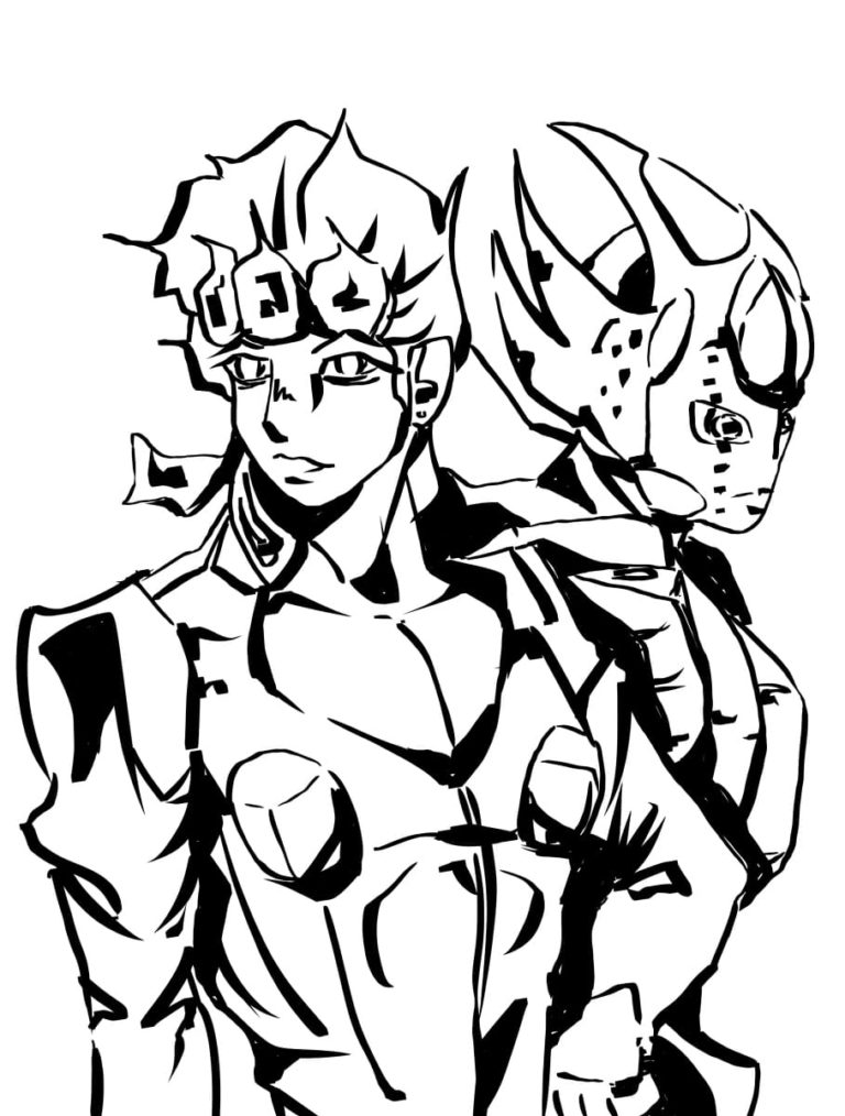 JoJo's Bizarre Adventures Coloring Pages - Print and Color