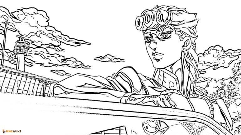 JoJo's Bizarre Adventures Coloring Pages - Print and Color