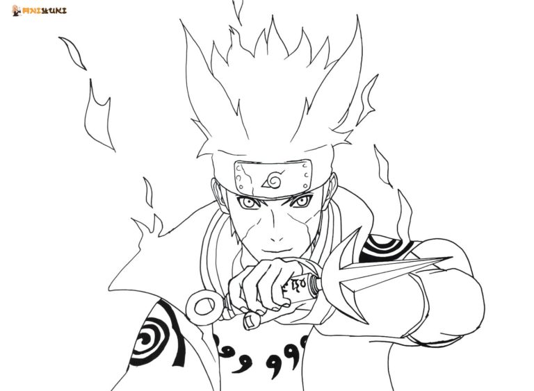 Minato Namikaze coloring pages - Printable coloring pages