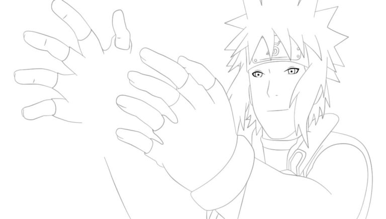 Minato Namikaze coloring pages - Printable coloring pages