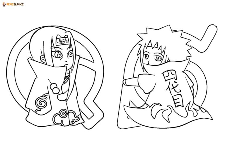 Minato Namikaze coloring pages - Printable coloring pages
