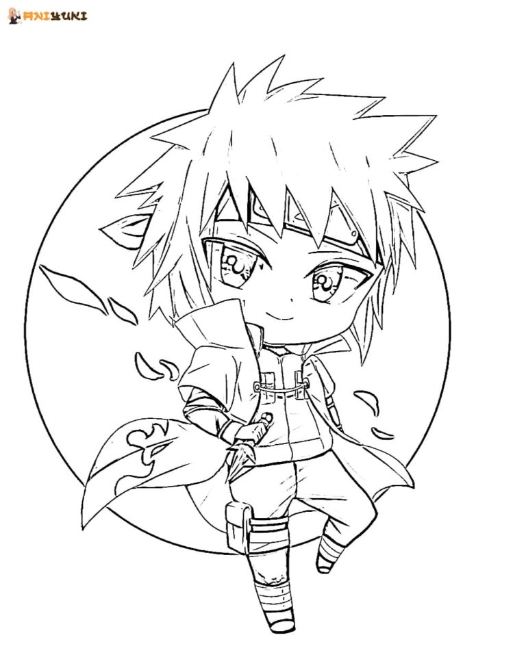 Minato Namikaze coloring pages - Printable coloring pages