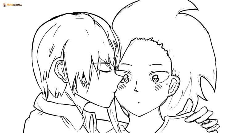 Momo Yaoyorozu Coloring Pages - AniYuki - Anime Portal