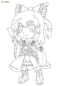 Touhou Project coloring pages - Free coloring pages