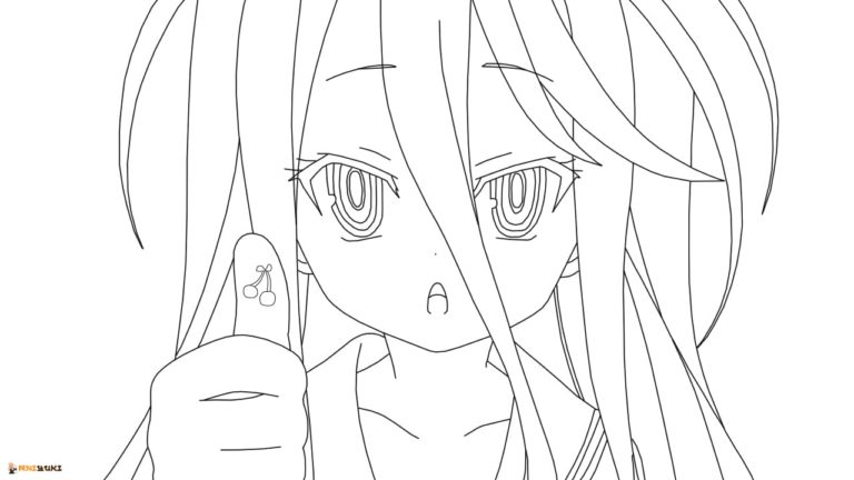 No Game No Life Coloring Pages - Print and Color