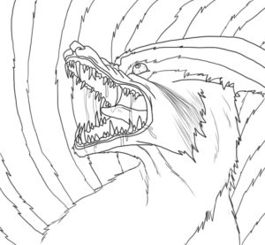 Kurama coloring pages - Free printable coloring pages