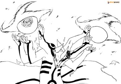 Kurama coloring pages - Free printable coloring pages
