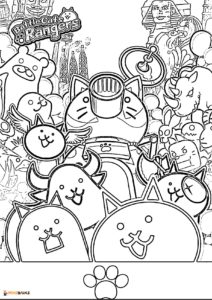 The Battle Cats Coloring Pages - 40 Free Coloring Pages