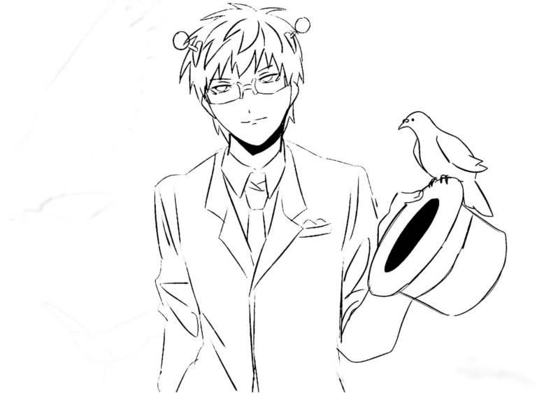 Saiki K Coloring Pages - Printable Coloring Pages - AniYuki