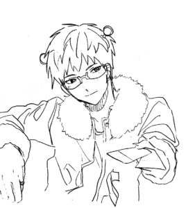 Saiki K Coloring Pages - Printable Coloring Pages - AniYuki