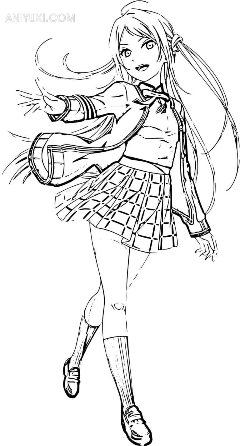 Love Live! Coloring Pages - AniYuki - Anime Portal