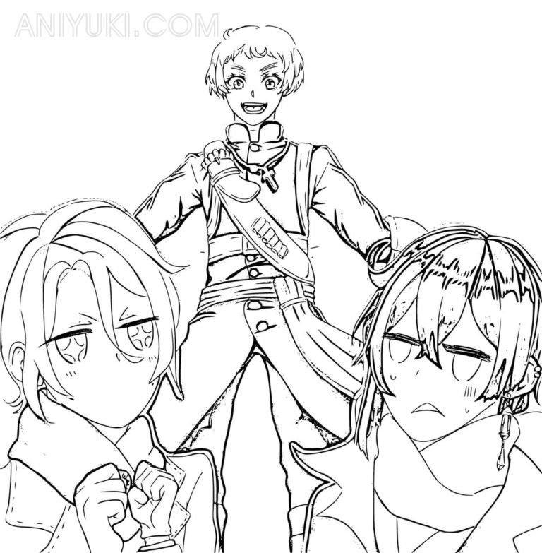 Vanitas no Carte Coloring Pages - AniYuki.com