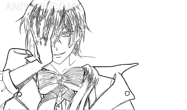 Vanitas no Carte Coloring Pages - AniYuki.com