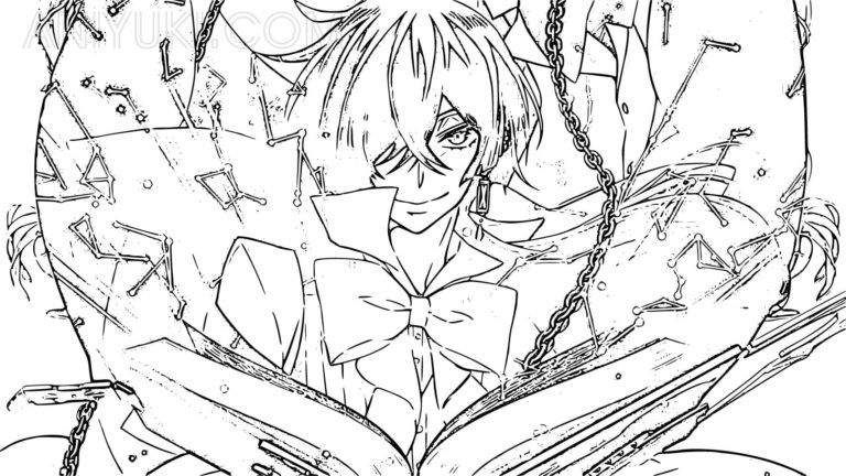 Vanitas no Carte Coloring Pages - AniYuki.com