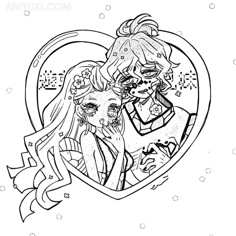 Gyutaro Coloring Pages - AniYuki - Anime Portal