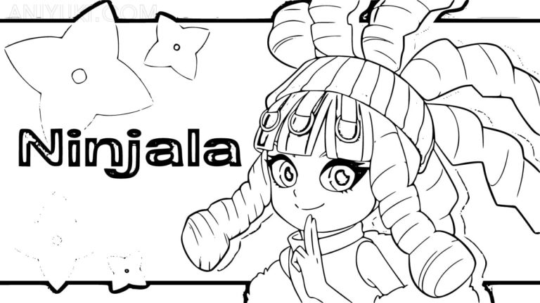 Ninjala Coloring Pages - 30 Free Coloring Pages