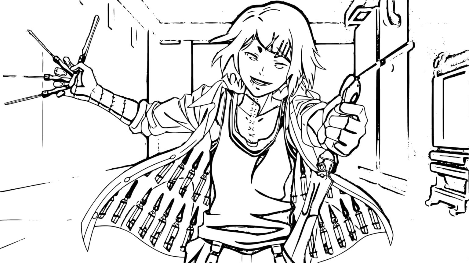 Tokyo Ghoul Coloring Pages