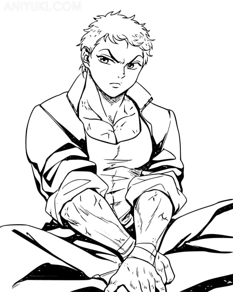 Baki Coloring Pages - AniYuki - Anime Portal