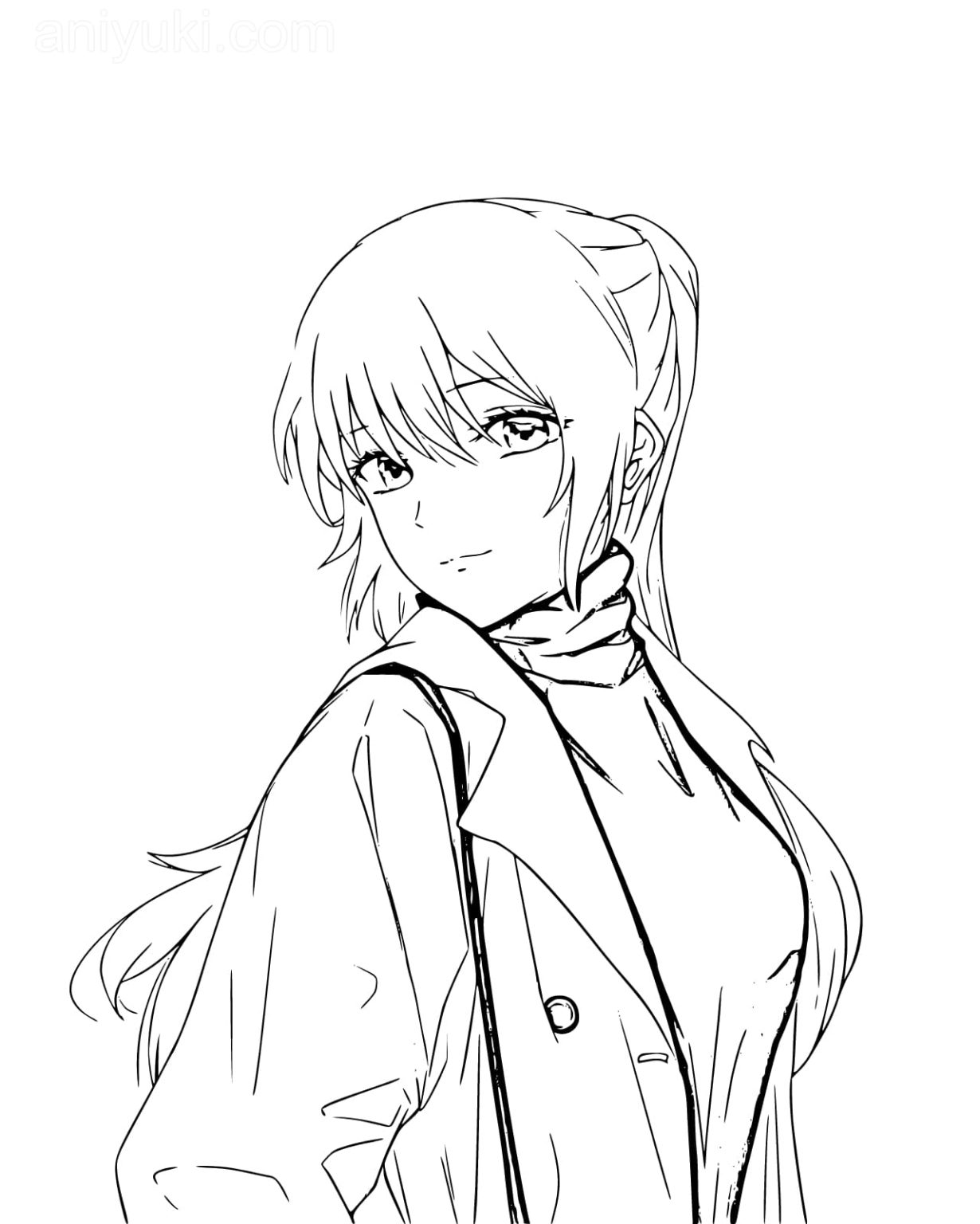Kawaii dake ja Nai Shikimori-san Coloring Pages