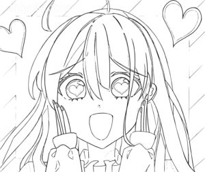 Kawaii dake ja Nai Shikimori-san Coloring Pages