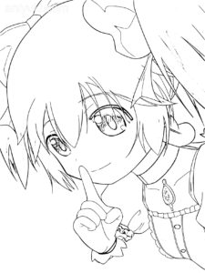 Mahou Shoujo Madoka Magica Coloring Pages - AniYuki.com