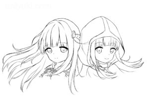 Mahou Shoujo Madoka Magica Coloring Pages - AniYuki.com
